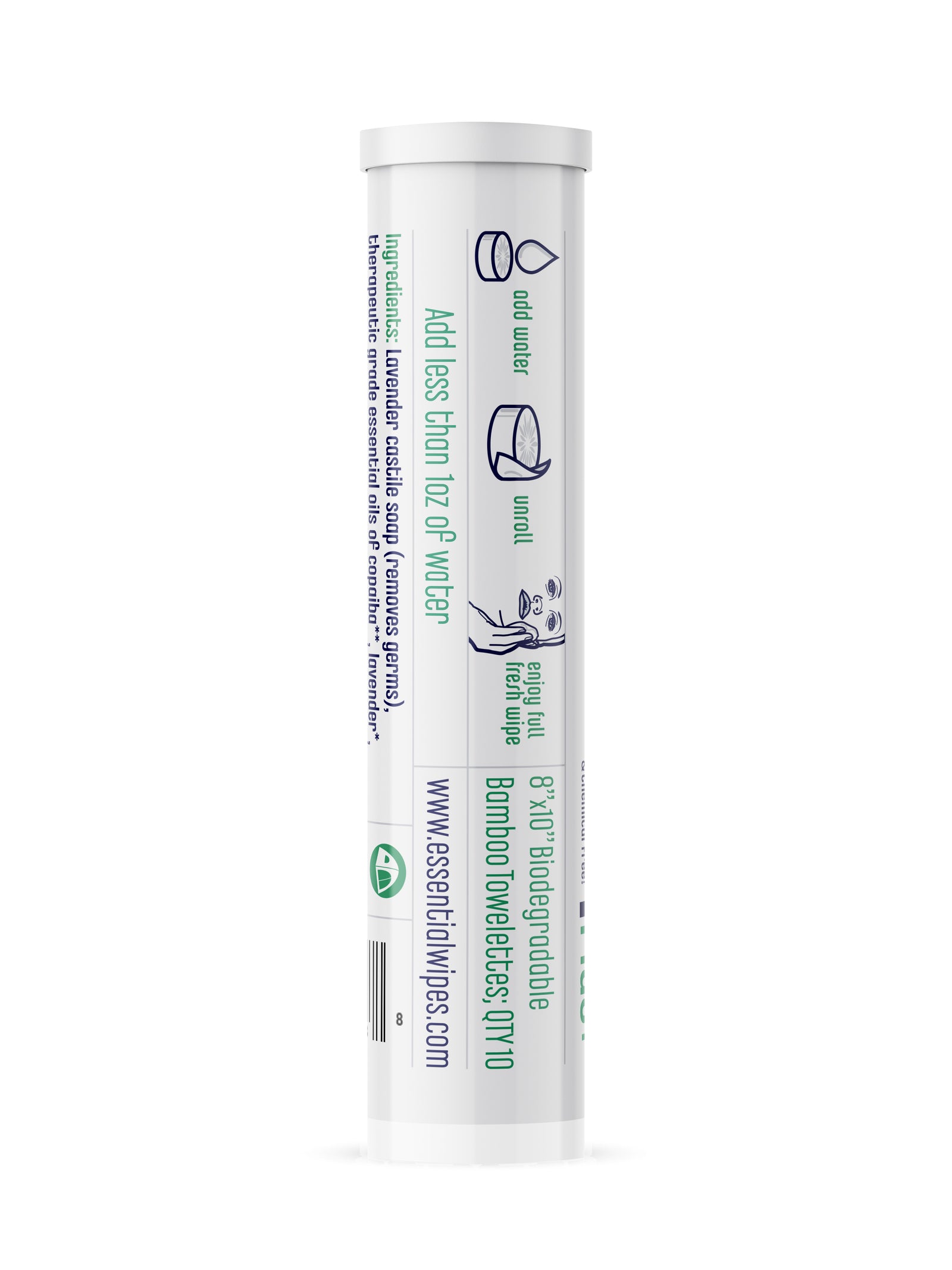 Essential Oil Bamboo Dry Wipes | Functional Botanicals